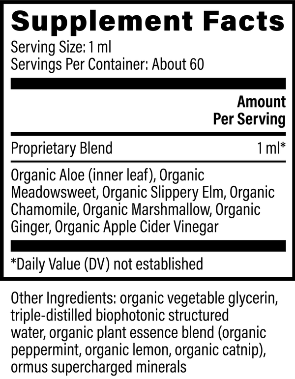 Natural Acid Reflux Relief Supplement - Herbal Extract - Global Healing