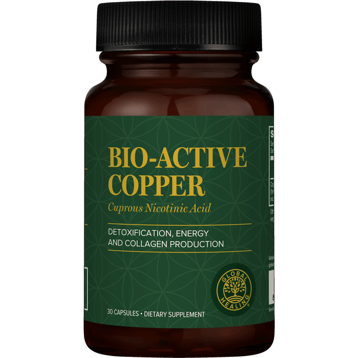 Copper Supplement - Bio-Available Copper Cu1 - Global Healing