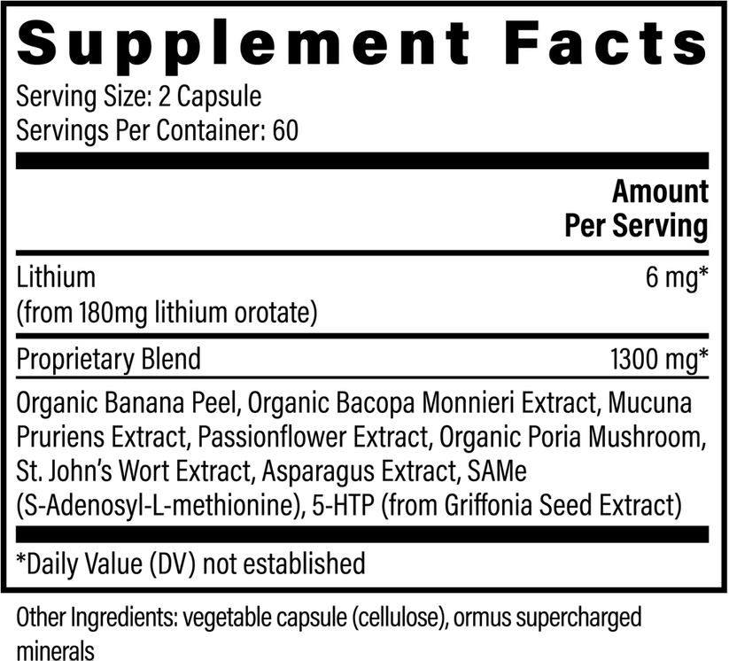 Stress Relief Supplement - Natural Stress & Mood - Global Healing